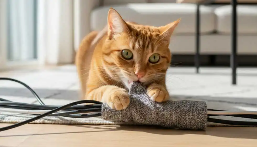 How to Stop a Cat From Chewing Wires – Safe & Effective Solutions | PCH